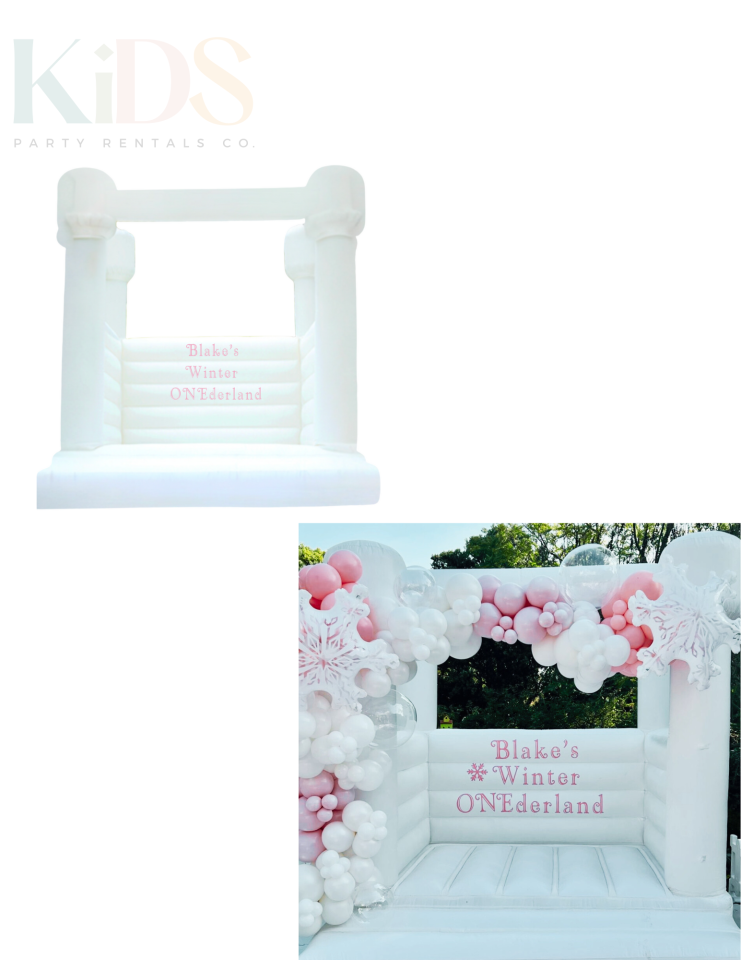 Bounce House Decals - Kids Party Rentals Co